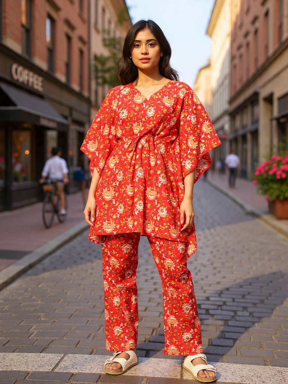 Buy Scarlet Bloom Set – Bold & Stylish Comfort Wear | Yellow Bloom